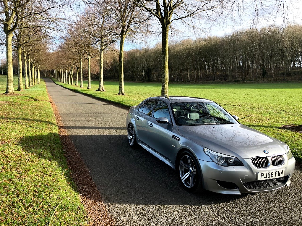 2006(56) BMW E60 M5 in Silver Grey Metalic with Black Merino Leather (£ ...