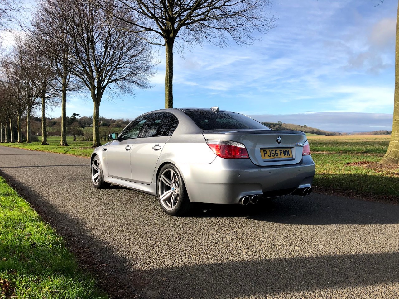 2006(56) BMW E60 M5 in Silver Grey Metalic with Black Merino Leather (£ ...