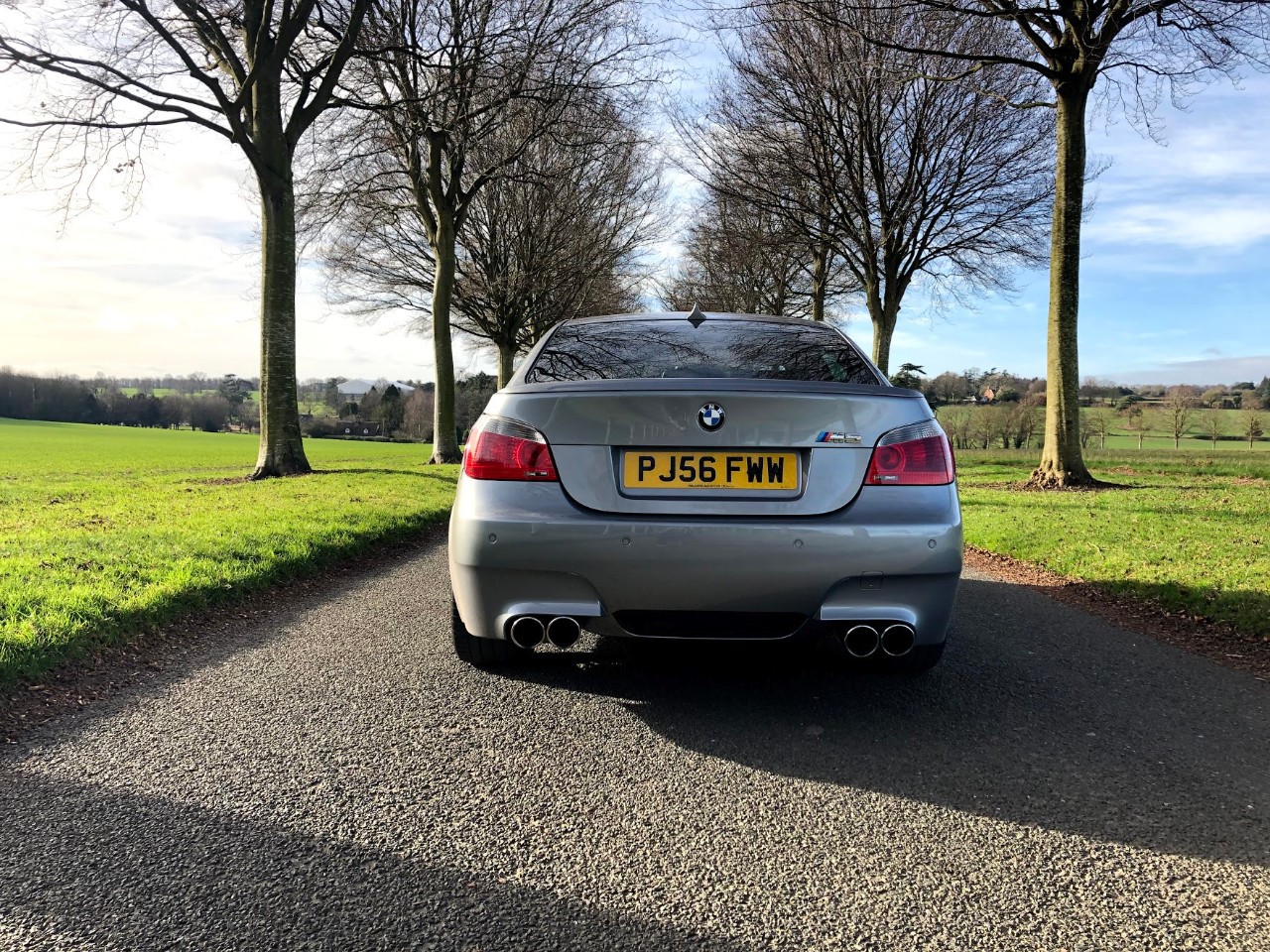 2006(56) BMW E60 M5 in Silver Grey Metalic with Black Merino Leather (£ ...