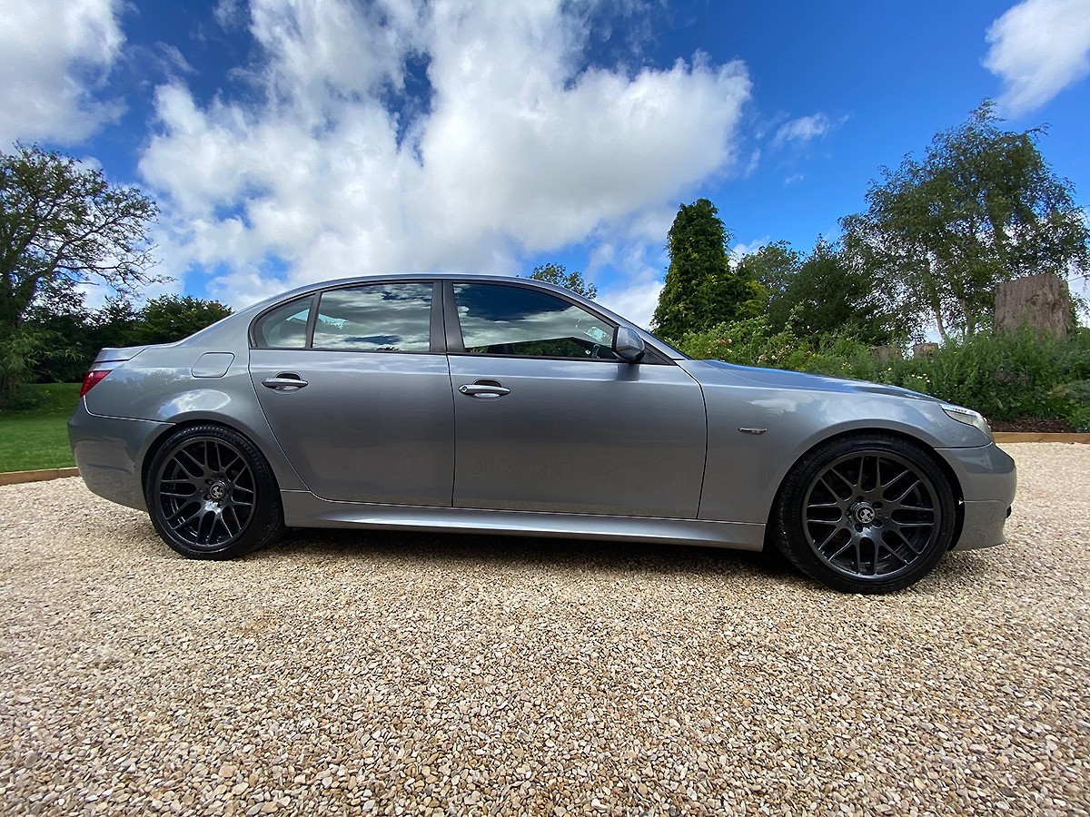 e60 535d Saloon - Silver Grey - Fully serviced + refurbished alloys and ...