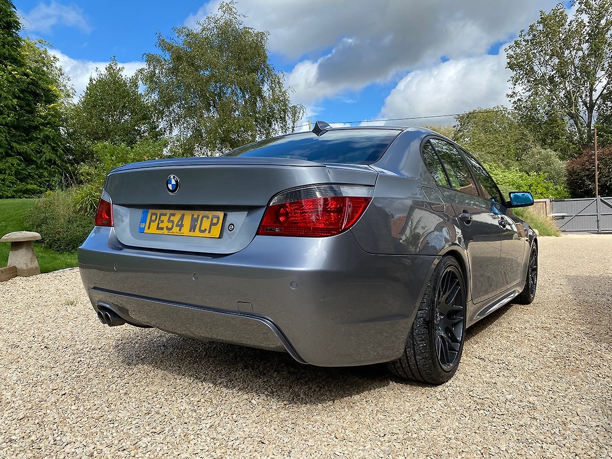 e60 535d Saloon - Silver Grey - Fully serviced + refurbished alloys and ...